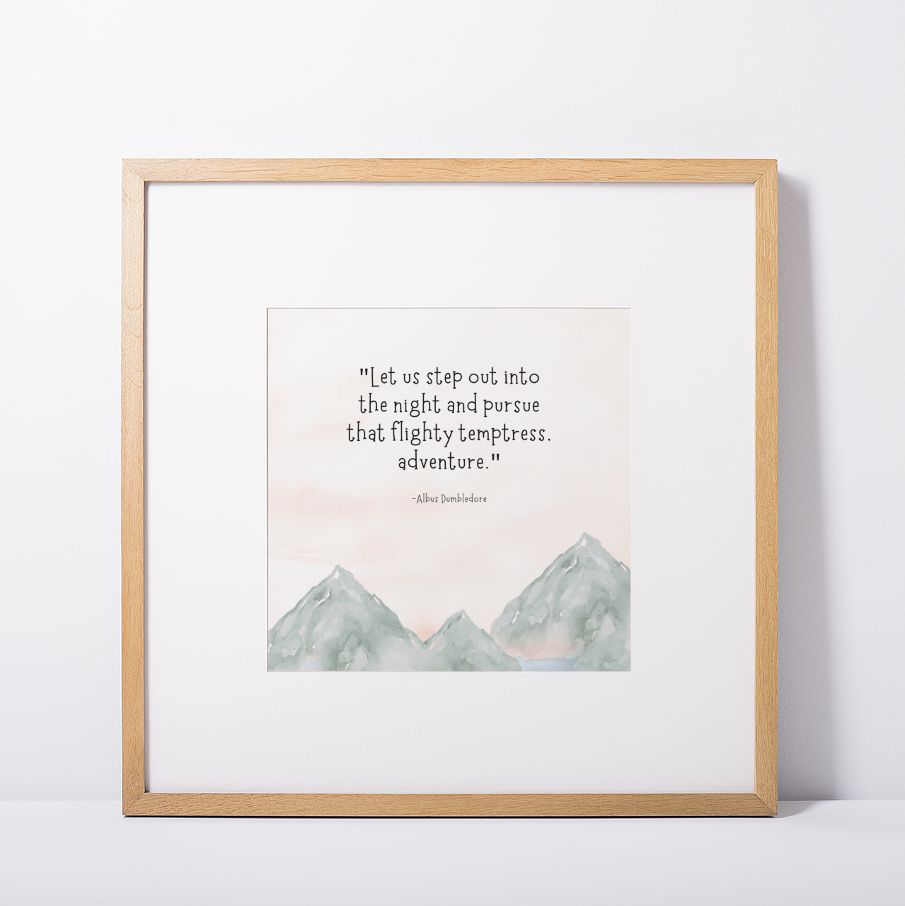 Adventure Dumbledore Quote - Harry Potter Art Print – Nerditeria.com